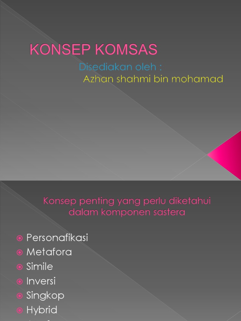 Konsep Komsas | PDF