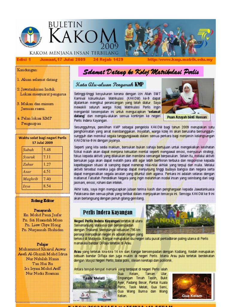Buletin Kakom 2009 Edisi1 | PDF