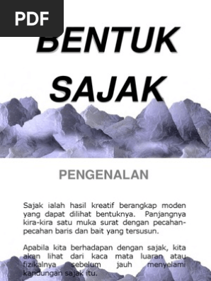 Contoh Sajak Dan Maksudnya Tahun 2