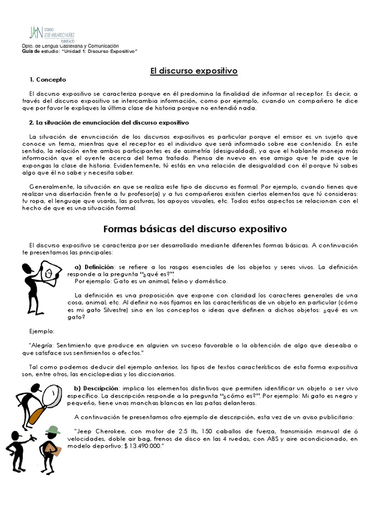 Guía de Estudio: Discurso Expositivo | PDF | Temblores | Tierra
