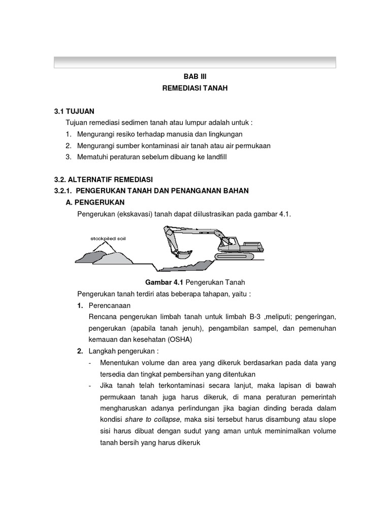 Remediasi Tanah PDF | PDF