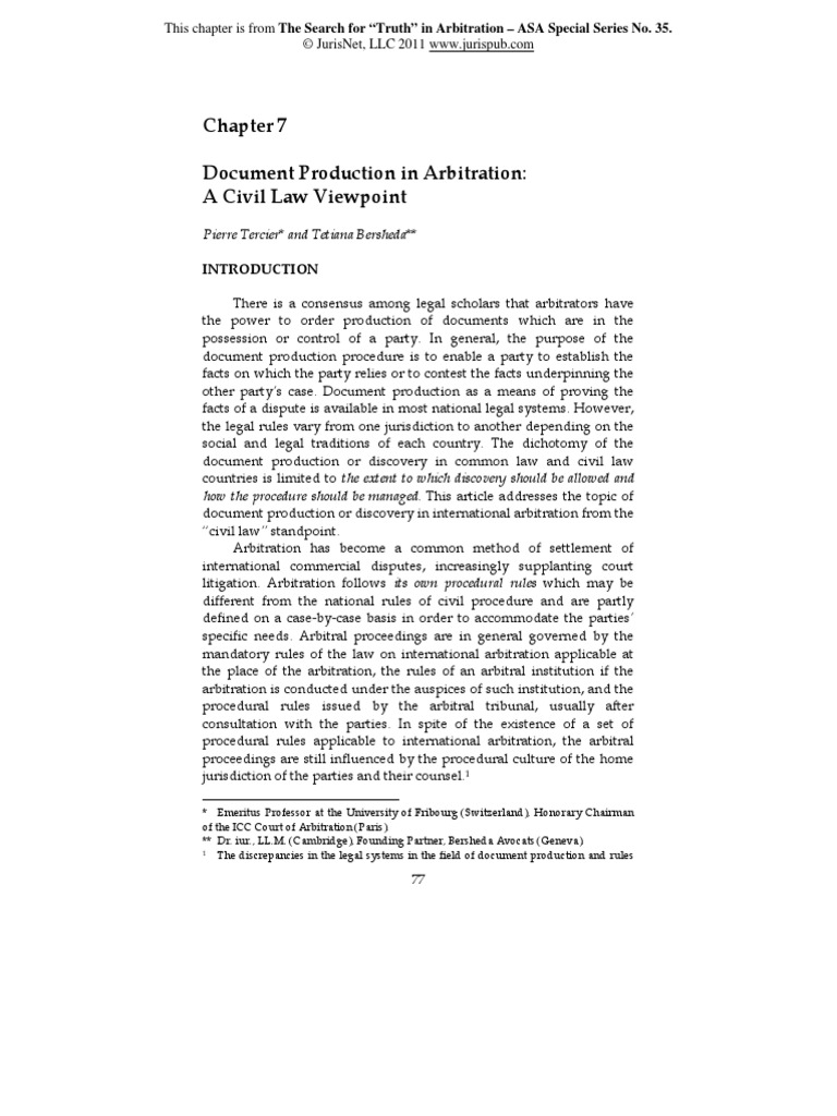 Publication010 12 Chapter 7 | PDF | Arbitration | Evidence (Law)