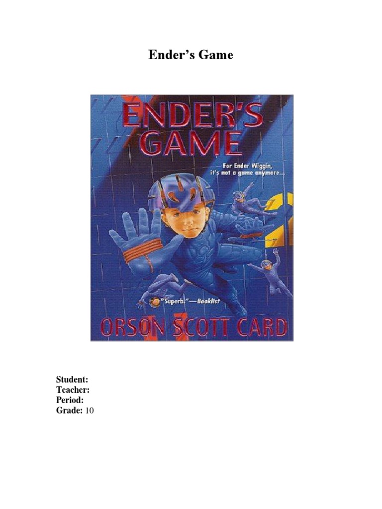 Ender's Game Book Report | PDF | Works