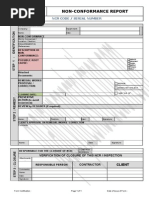 NCR Form Example | PDF