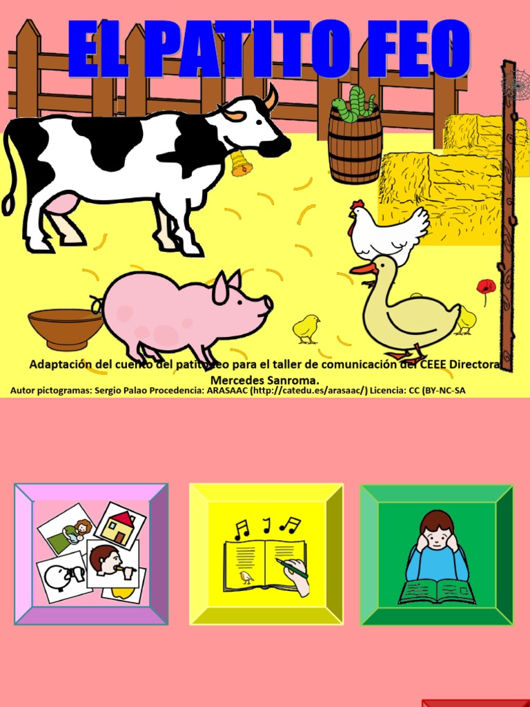 Adaptación del Patito Feo en Pictogramas | PDF