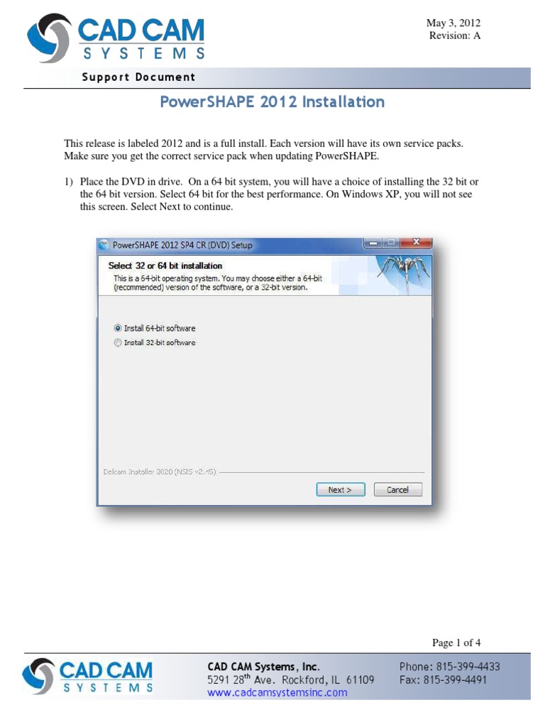 PowerSHAPE 2012 Installation Guide | PDF | Computer Aided Design | 64 ...