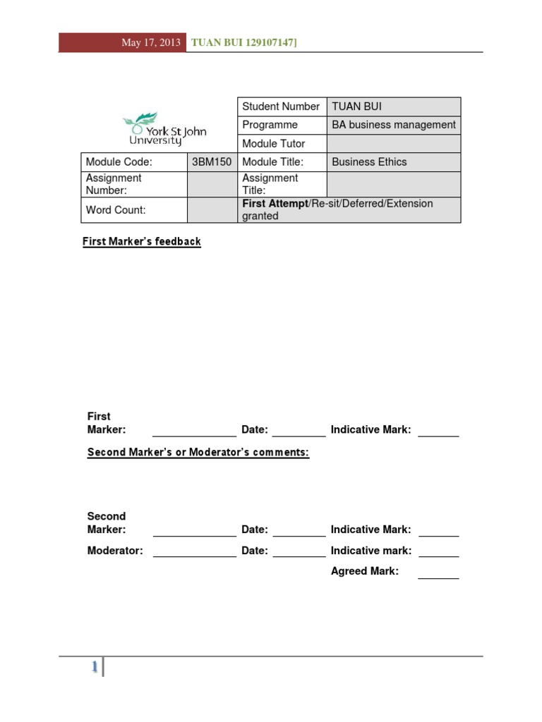 Business Ethics in HSBC | PDF | Hsbc | Business Ethics