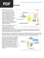 Outline of Diesel Hydrotreating Unit (DHT Unit) | PDF | Oil Refinery ...