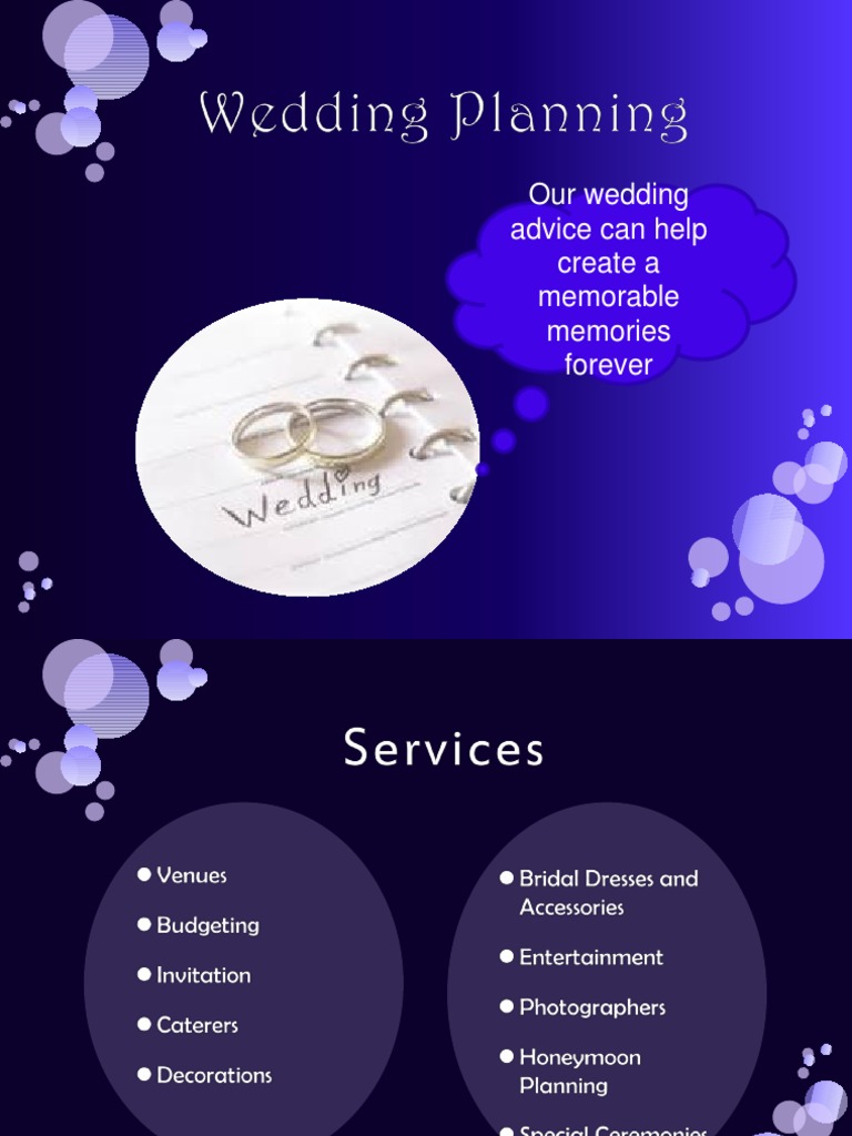 Wedding Planning - A Promotion | PDF