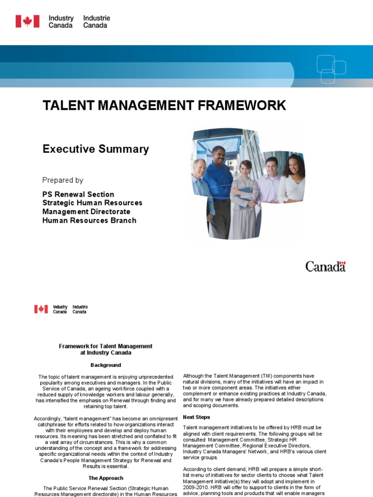 Talent Management Framework | PDF | Mentorship | Talent Management