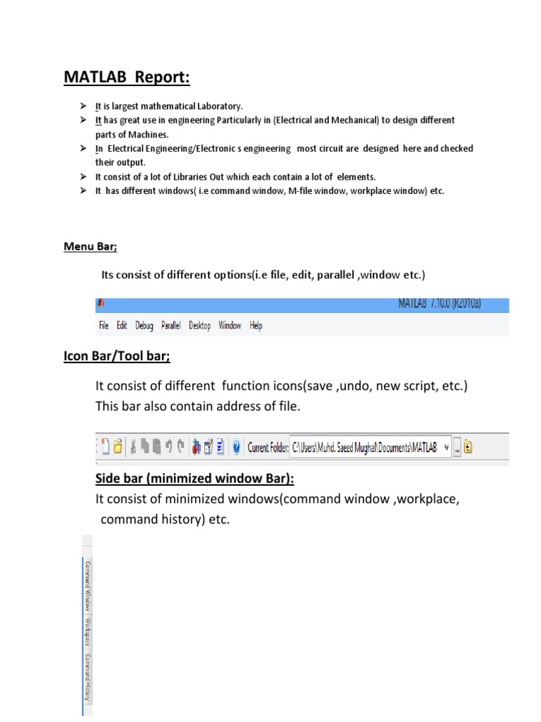 Matlab Report Complete | PDF | Electrical Engineering | Electric Power