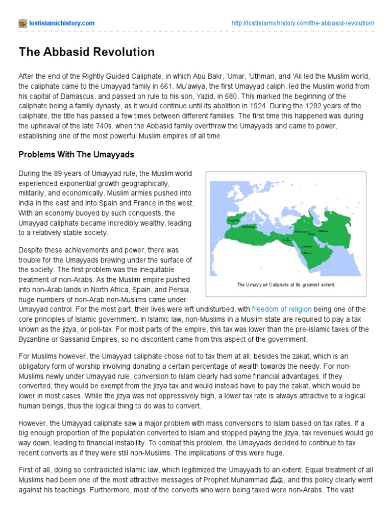 The Abbasid Revolution Explained | PDF | Caliphate | Ali