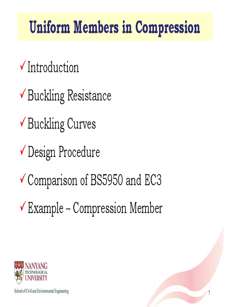 Compression Members | PDF | Buckling | Column