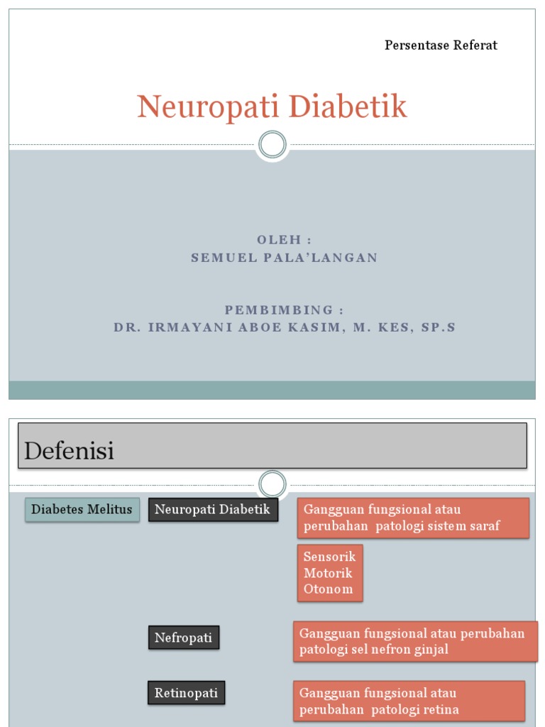 Neuropati Diabetik | PDF