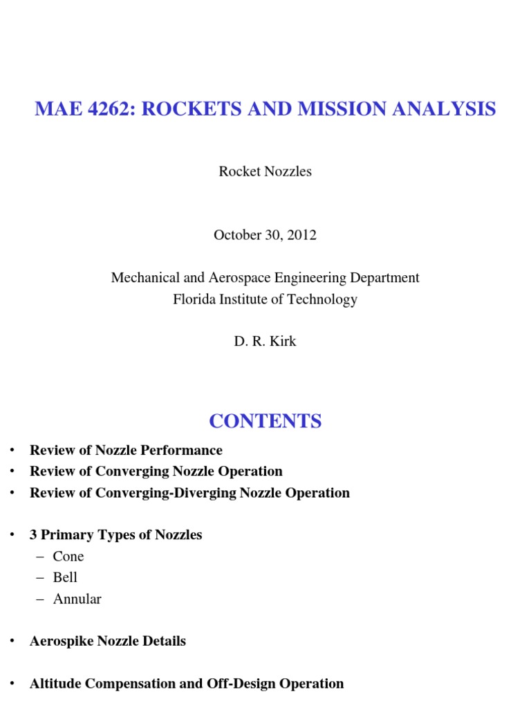 Nozzles | PDF | Civil Engineering | Continuum Mechanics