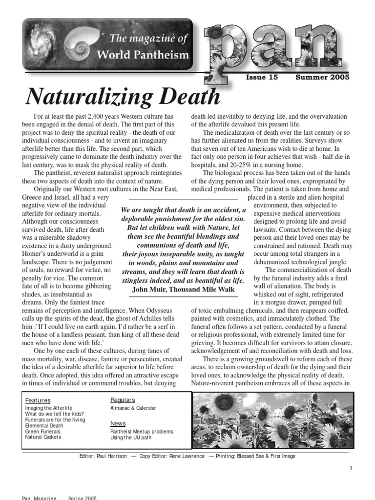 Natural Death | PDF | Funeral | Death