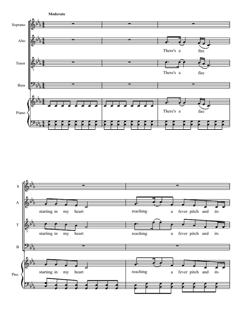 Rolling in The DeepChoir VersionRough Draft | PDF
