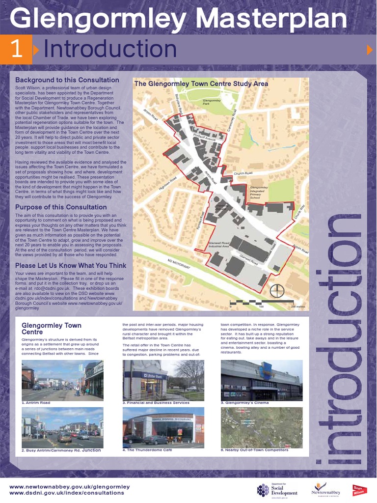 Glengormley Masterplan | PDF | Belfast | Retail