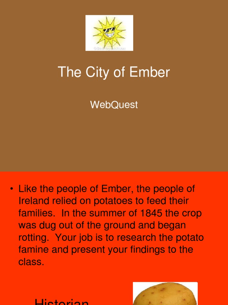 The City of Ember Mrs. Smyser | PDF