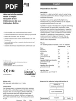 Monobond Plus - Instructions For Use | PDF | Water | Materials