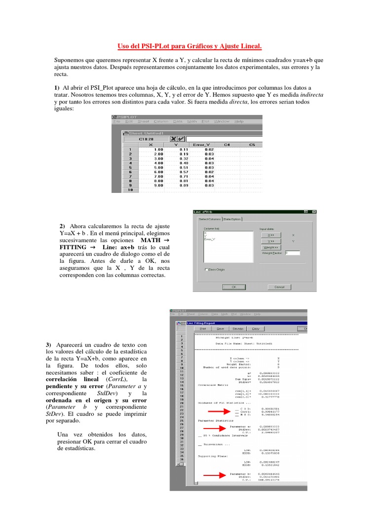 Manual Psi Plot | PDF