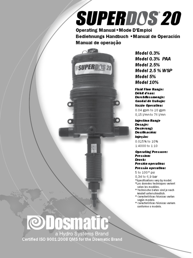 SuperDos 20 Rev F - en - 76 | Download Free PDF | Valve | Fuel Injection
