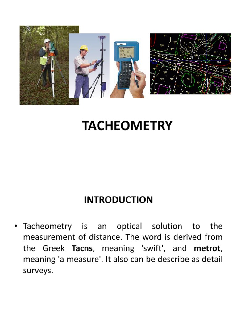 Tacheometry Survey Methods | PDF | Applied And Interdisciplinary ...