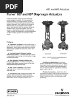 Instruction Manual Fisher 1051 1052 Size 33 Diaphragm Rotary Actuators ...