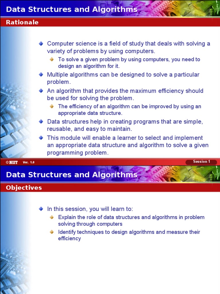 01 Ds And Algorithm Session 01 Time Complexity Algorithms Free 30 Day Trial Scribd