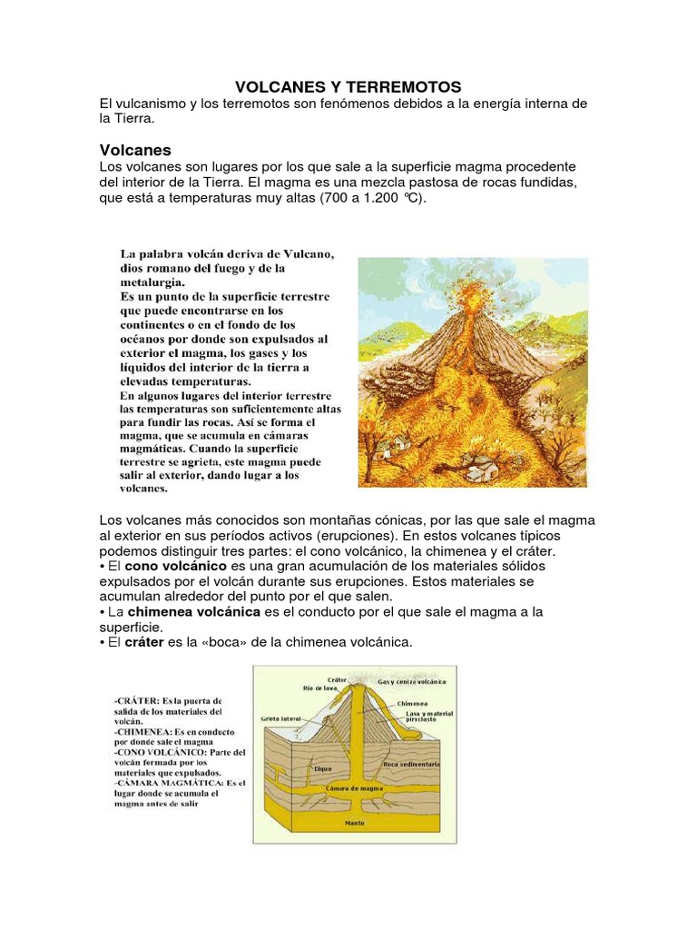 Volcanes y Terremotos | Temblores | Volcán