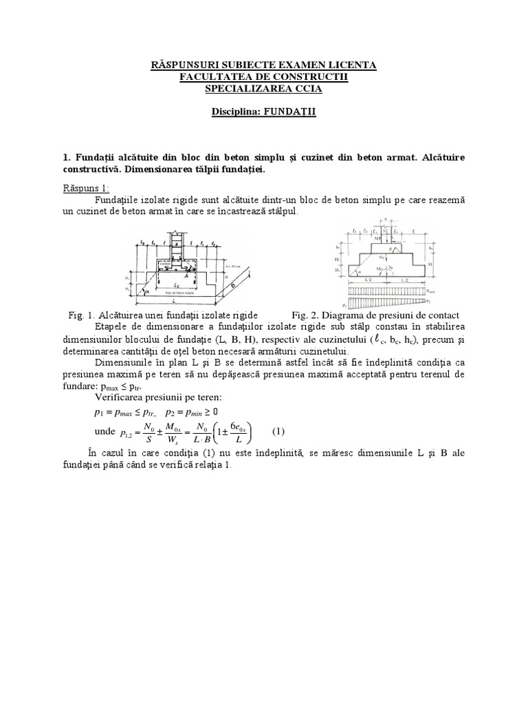 Fundatii | PDF