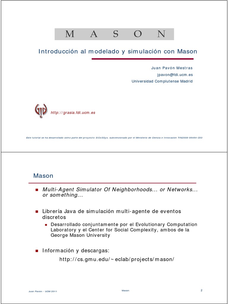 Tutorial Mason | PDF | Java (lenguaje de programación) | Sistema de ...