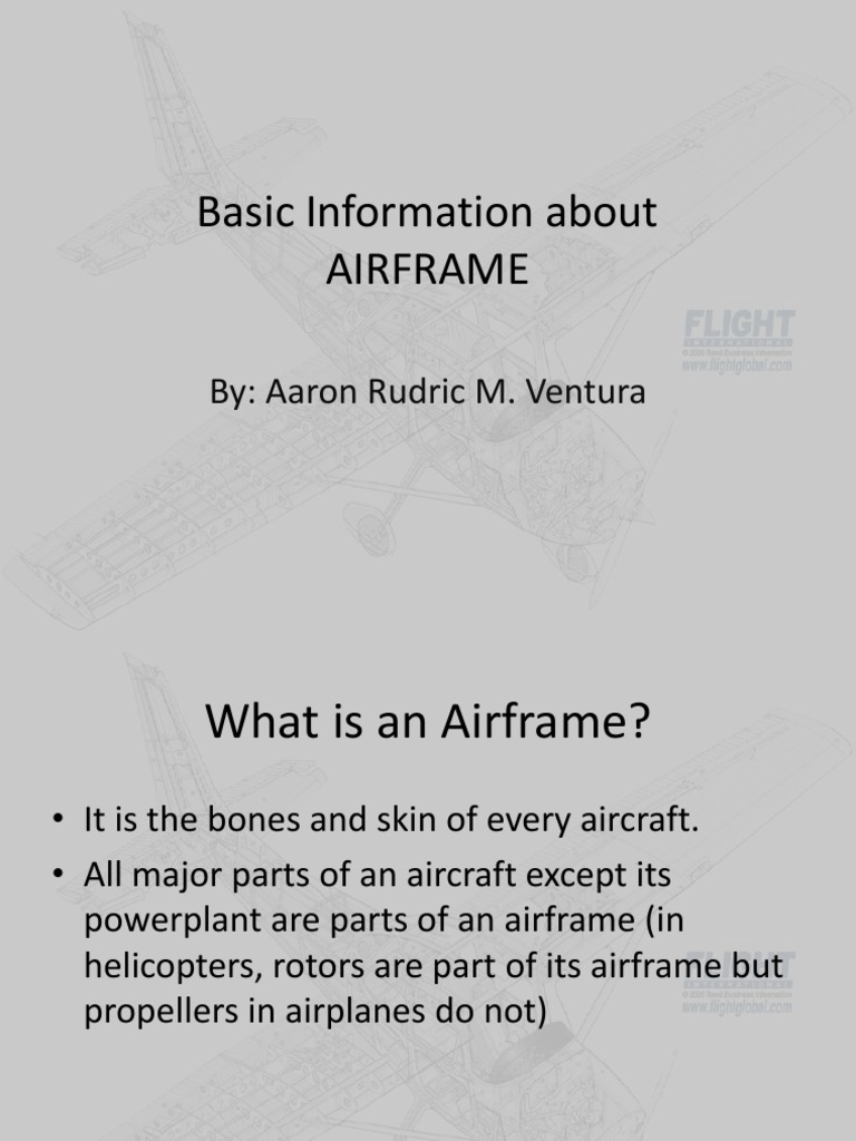 Airframe | PDF | Fuselage | Aircraft