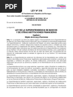 Ley de Supervision Financiera PDF | PDF | Sistema financiero | Bancos