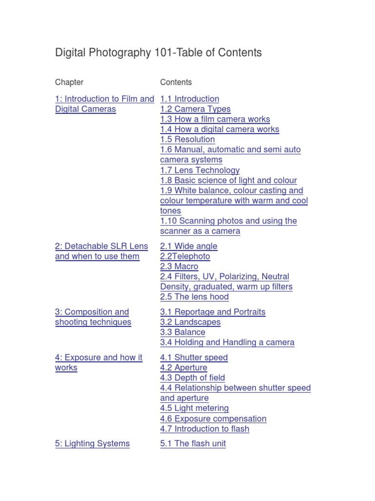 Digital Photography Basics Guide | PDF