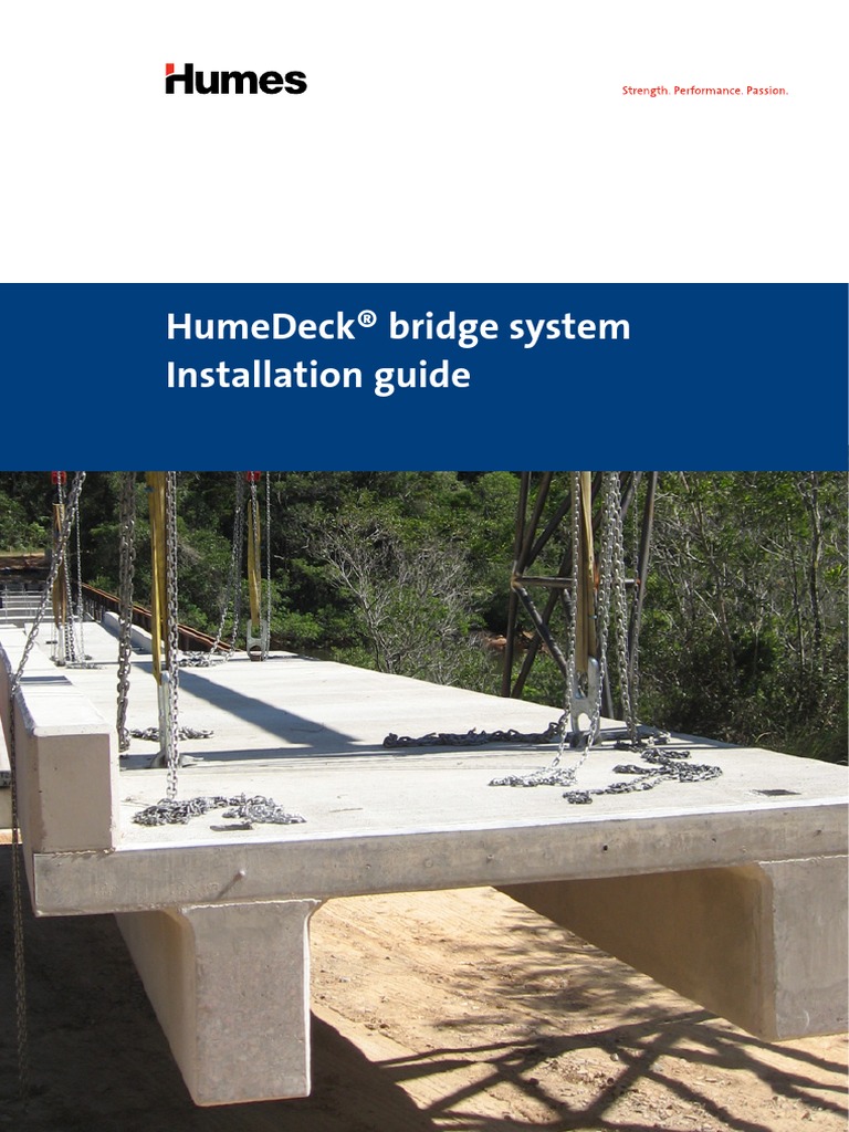 HumeDeck Installation Guide 01 | PDF | Deep Foundation | Precast Concrete