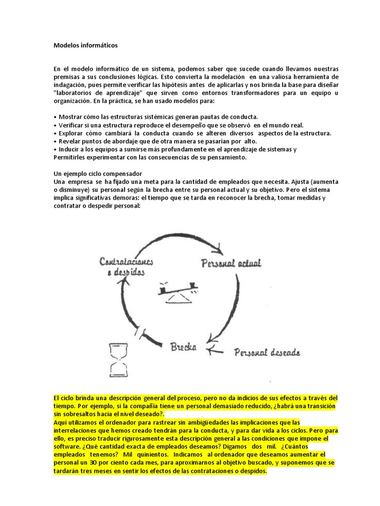 Modelos Informáticos | PDF | Simulación | Teoría