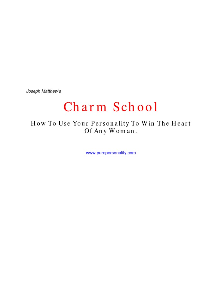 Charm School | PDF | Jokes | Humour