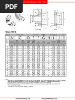 ASME B16.48 Spectacle Blind Flange Dimensions and Weight Chart | PDF ...
