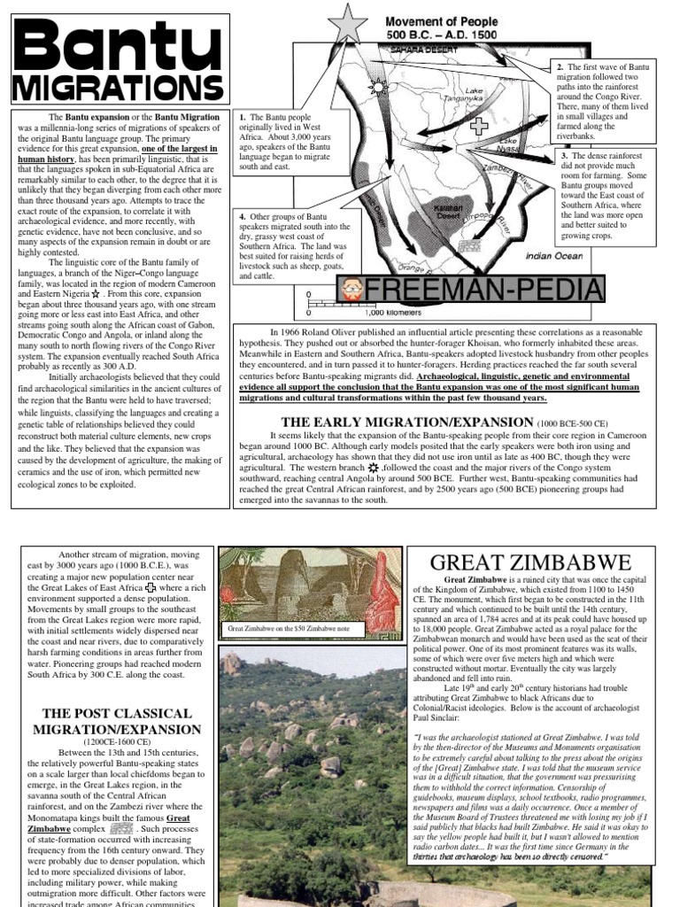Bantu Migrations | PDF | Agriculture