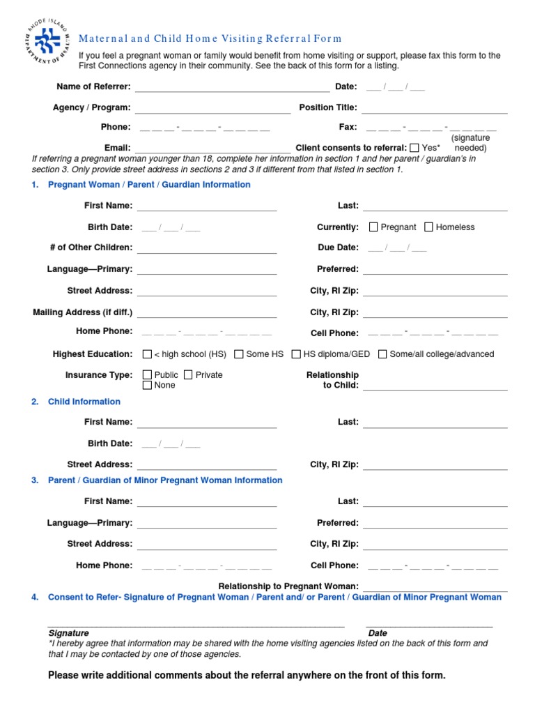 Maternal and Child Home Visiting | PDF | Human Development | Childhood