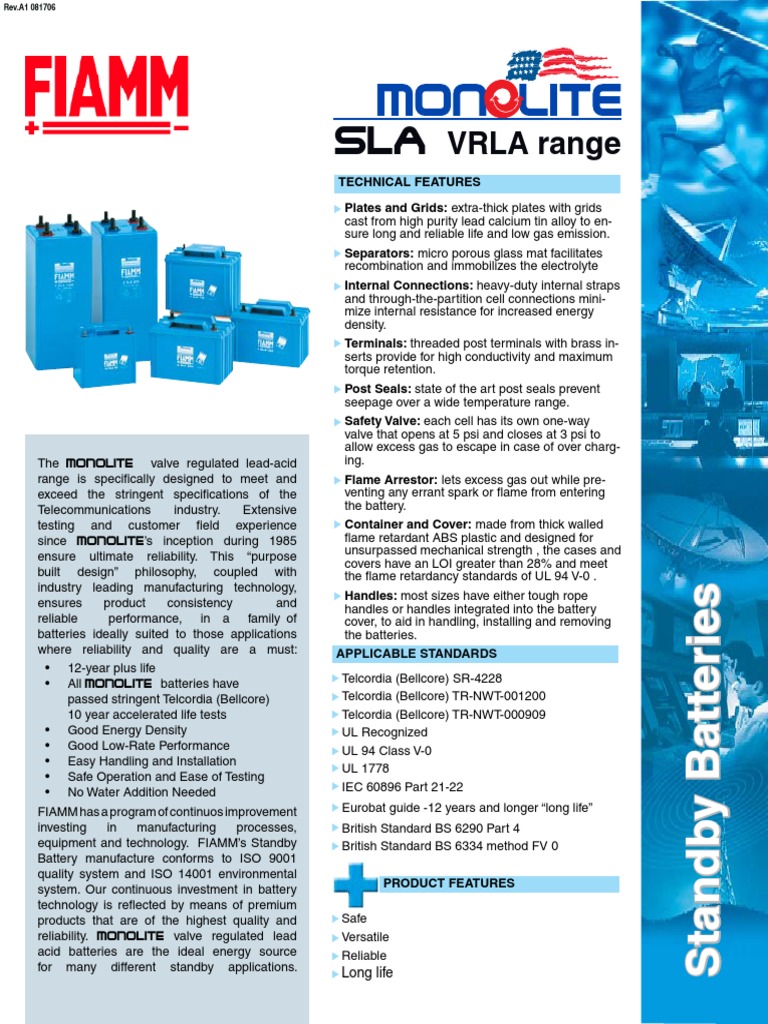 Sla | PDF | Battery (Electricity) | Electricity
