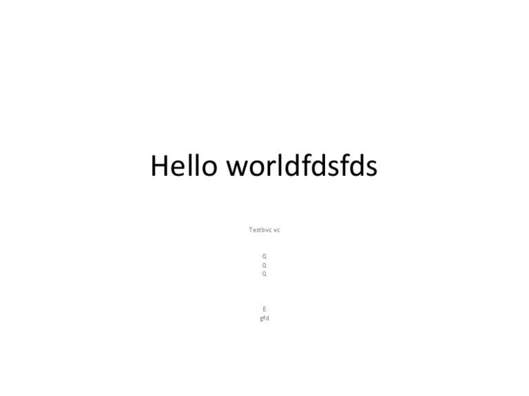 Hello World Part 2 | PDF