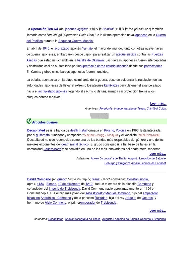 La Operacion Ten Go | PDF | Conflicto armado | Agitación