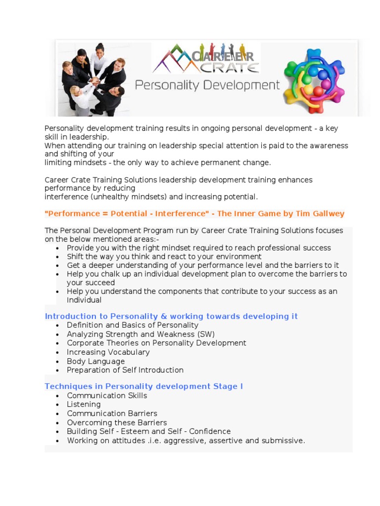 "Performance Potential - Interference" - The Inner Game by Tim Gallwey ...