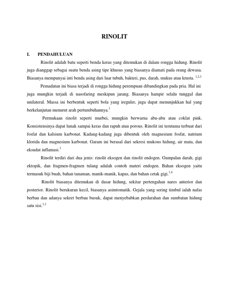 Contoh Referat | PDF