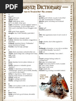 Dwarvish Dictionary | PDF | Wizards Of The Coast | Ed Greenwood