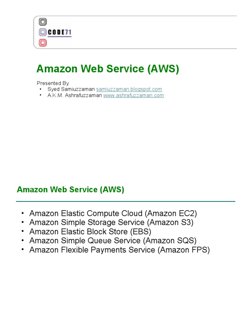 Comprehensive Guide to Amazon Web Services | PDF | Payments ...