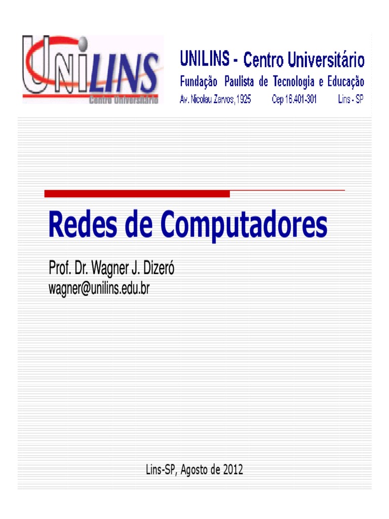 Redes de Computadores: Conceitos Básicos e Componentes | PDF ...
