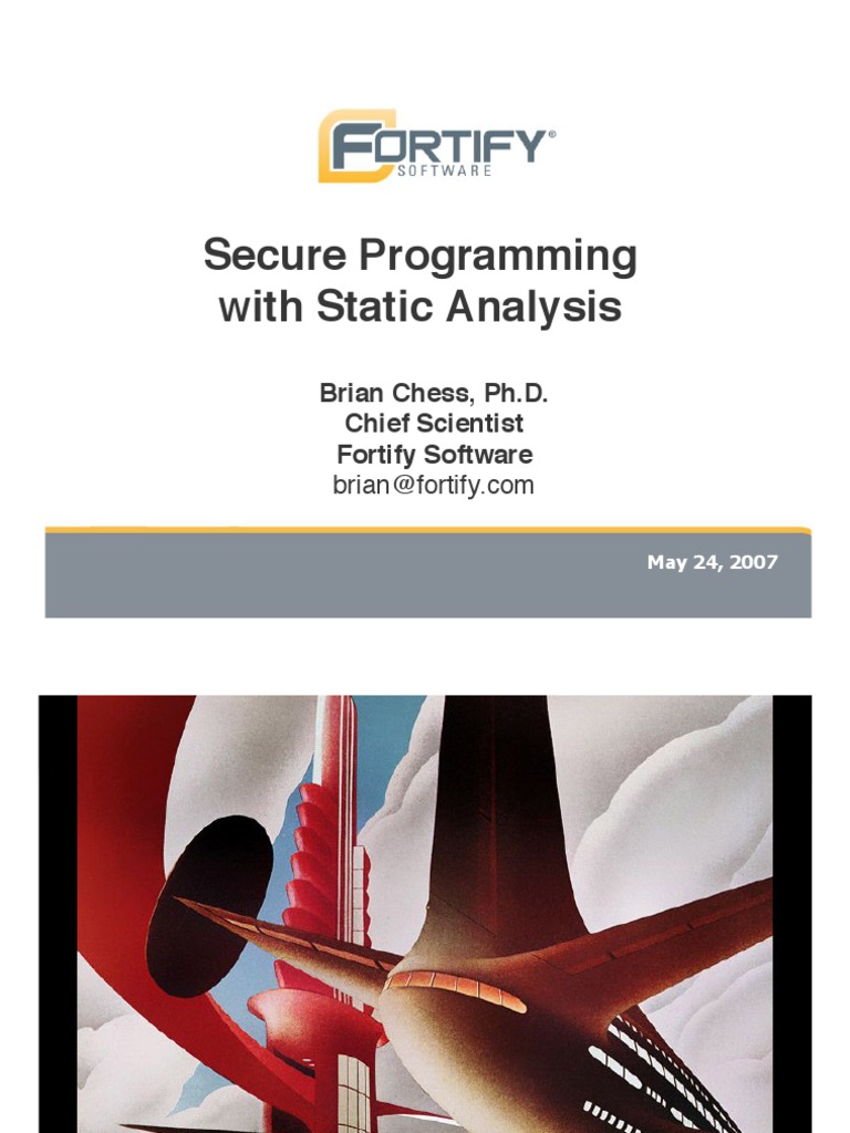 Secure Programming With Static Analysis | PDF | Library (Computing) | Software Bug